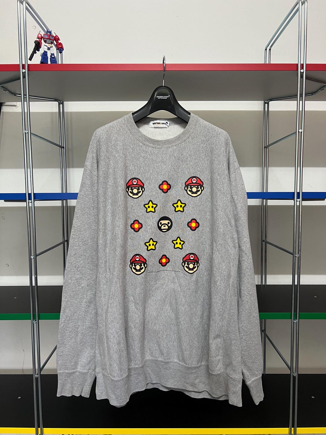 Vintage A Bathing Ape X Super Mario Nintendo Sweatshirt / Baby Milo ...