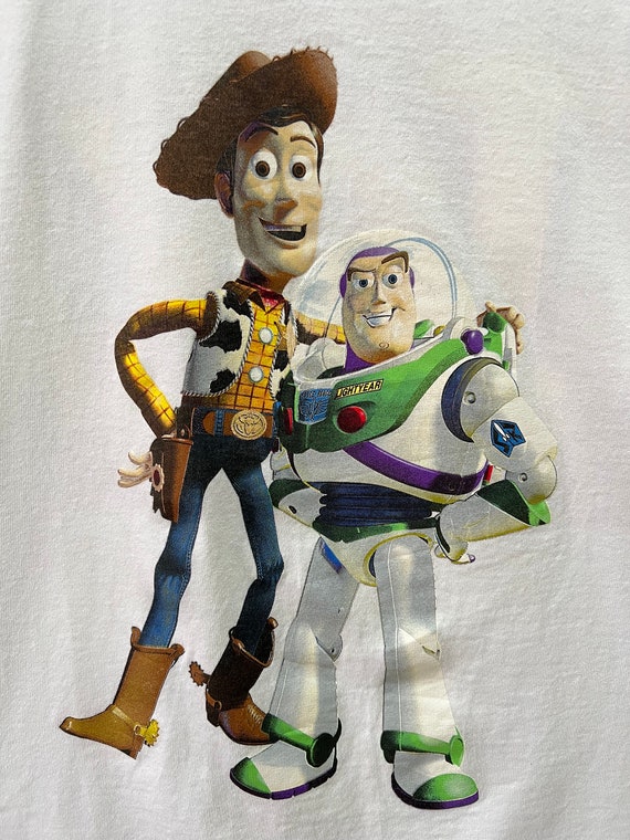 Vintage 90s Toy Story Walt Disney Buzz Lightyear Cart… - Gem