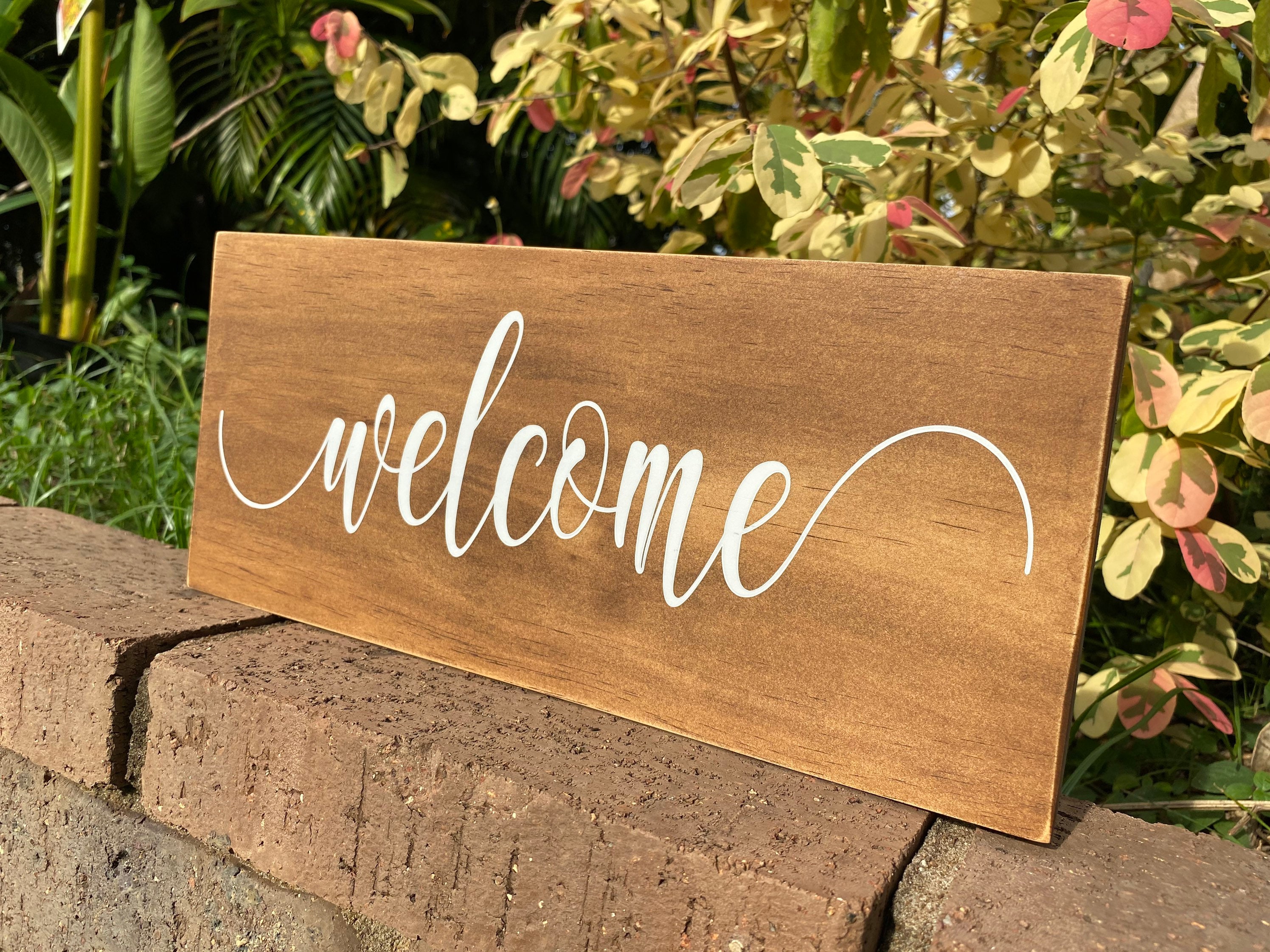 Welcome Sign Rustic Welcome Sign Rustic Wooden Welcome - Etsy Australia