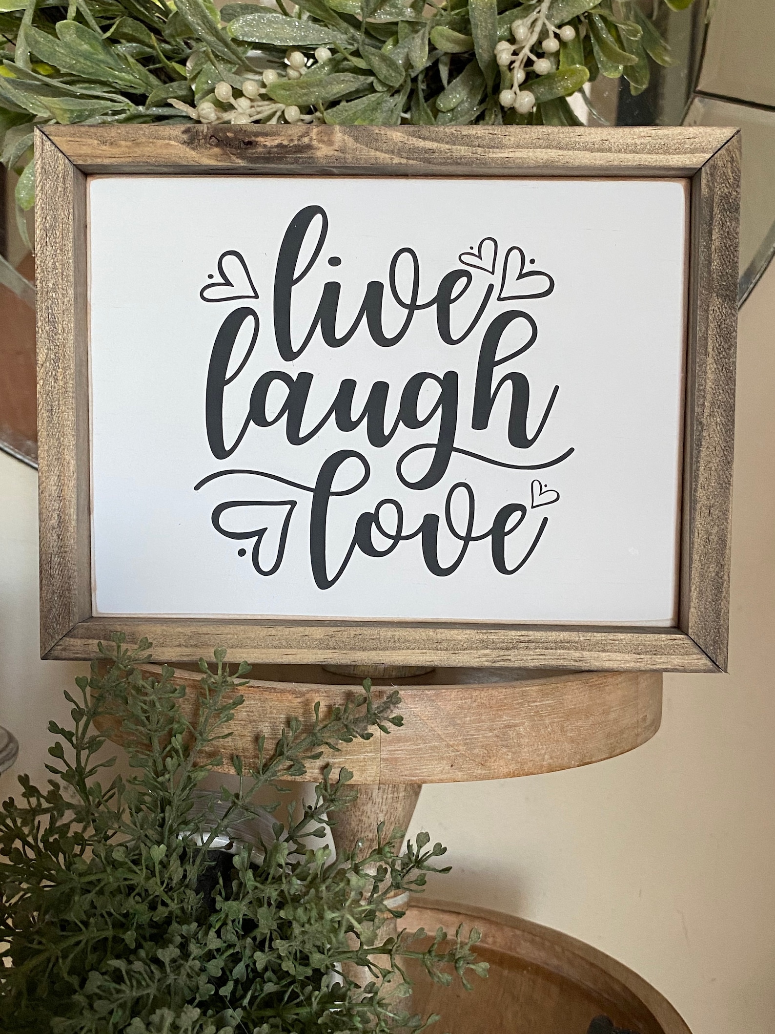 Live Love Laugh Live Love Laugh Sign Live Love Laugh | Etsy