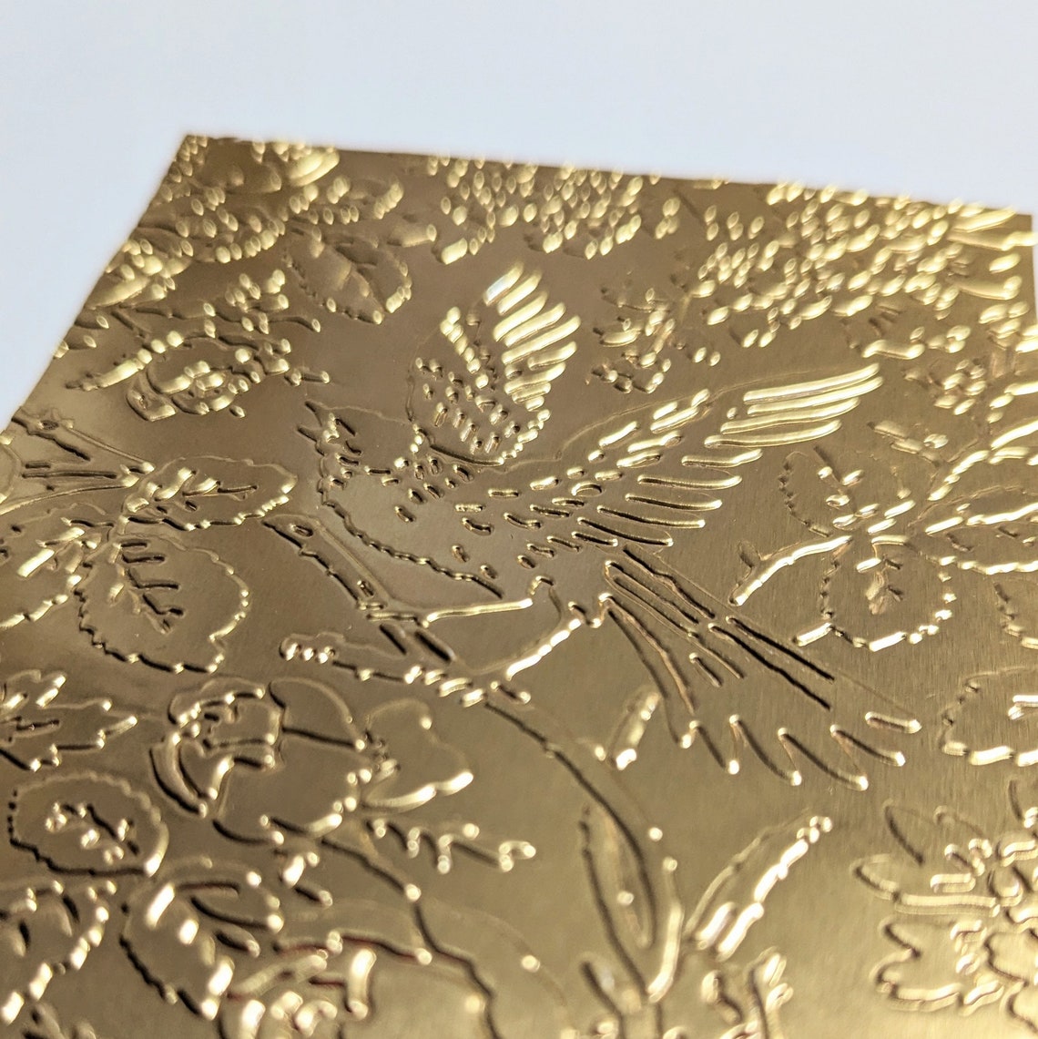 3D Embossed Cardstock Panels for DIY Cards Bird Embossed and Debossed ...