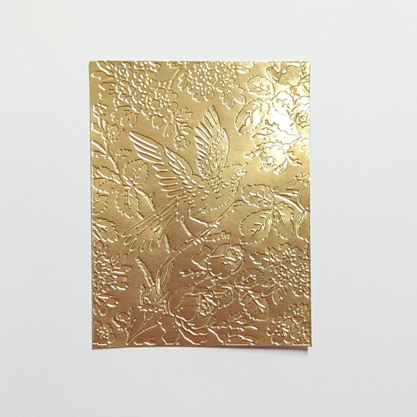 3D Embossed Cardstock Panels for DIY Cards Bird Embossed and Debossed ...