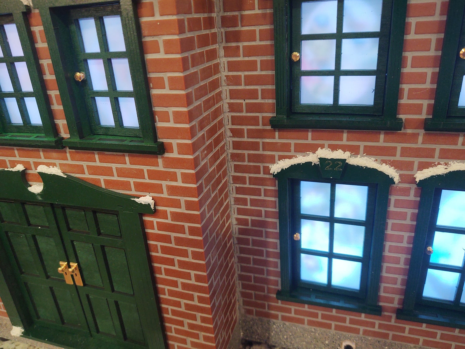 Christmas Advent House Kit W/ Optional Brick Exterior - Etsy