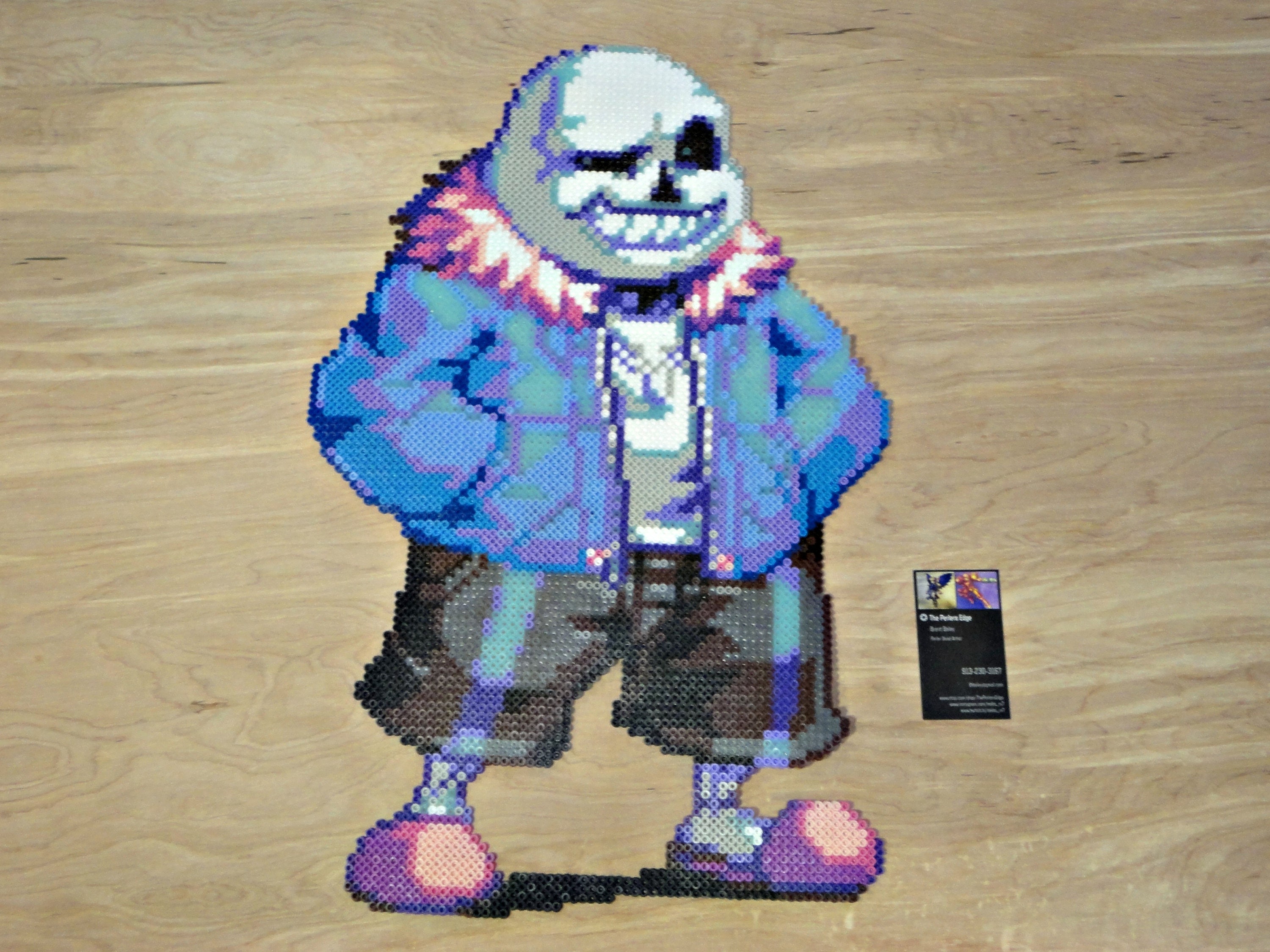 Sans Undertale Perler Bead Art Art-Perler Sans Art | Etsy