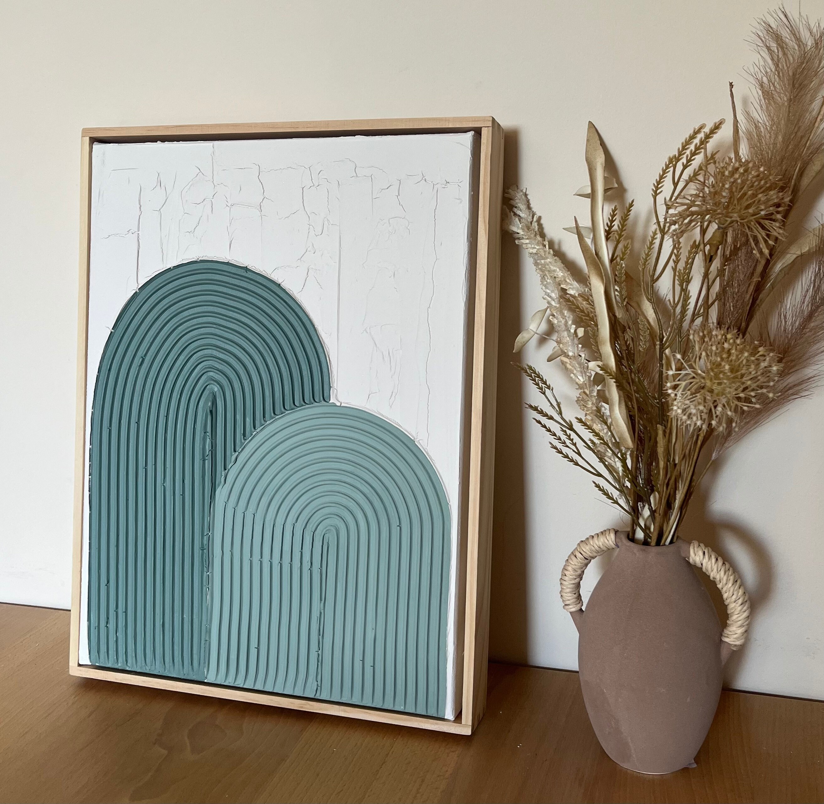 Sage Textured Art. Textured Arches Artwork - Etsy Australia