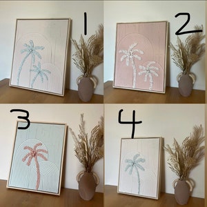 Palm Tree Textured Art. Textured Artwork - Etsy Australia