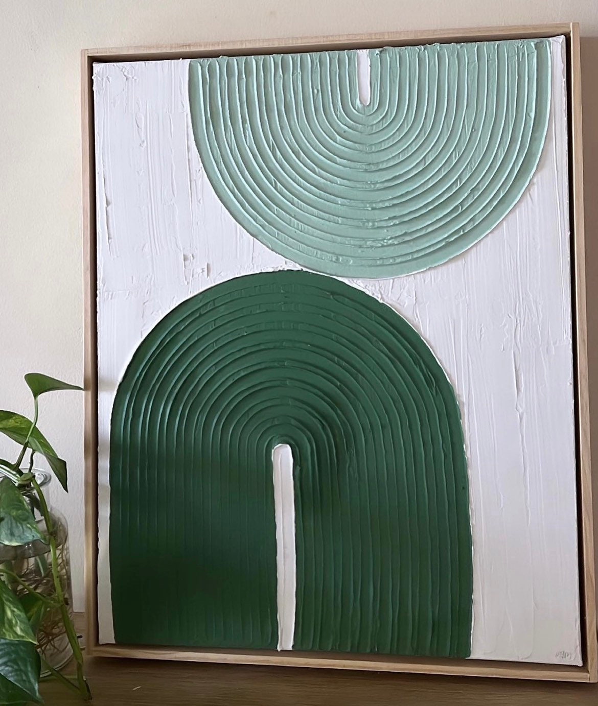 Sage Textured Art. Textured Arches Artwork - Etsy Australia