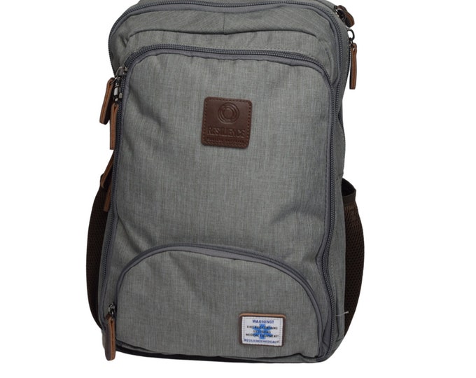 The Grey Influencer Medical Backpack TPN, Tube Feeds,& Infusion,laptop ...