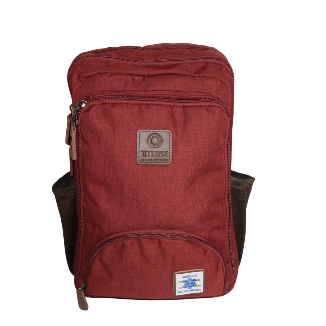 The Red Influencer Medical Backpack TPN, Tube Feeds,& Infusions With ...