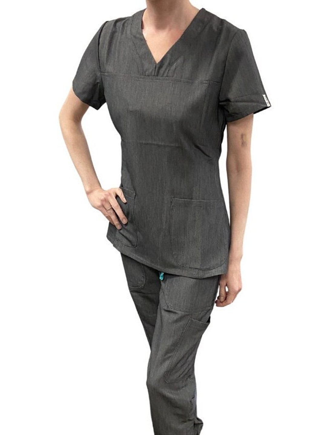 Grey Medical Scrubs - Etsy Canada