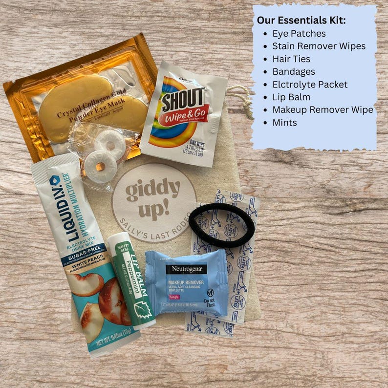 Wedding Welcome Bag Hangover Kit: Wedding Hangover Kit, Custom Recovery ...