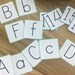 Alphabet Letter Number Flashcards - 1-20 Abcs - Simple Minimalist ...