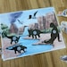 Dinosaur Busy Book Shadow Matching Preschool Printable Toddler Activity ...