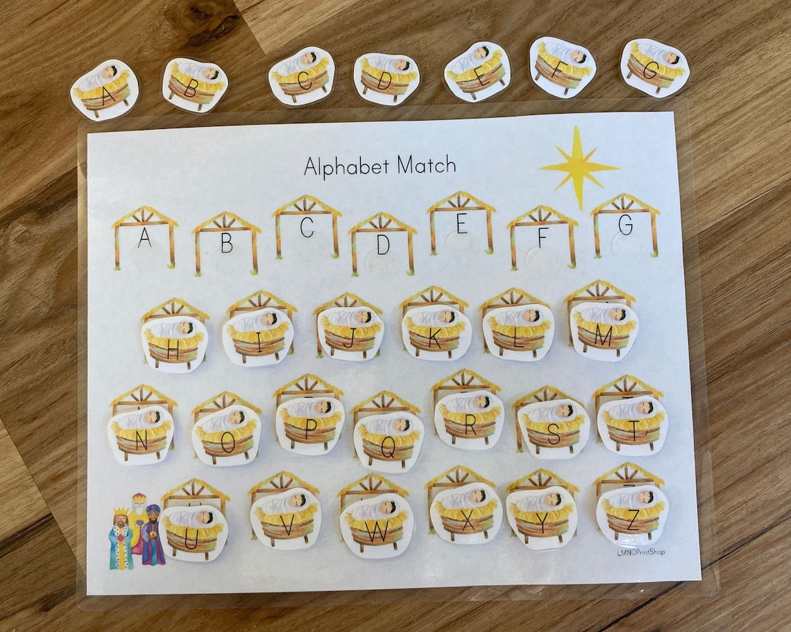 Nativity Busy Book Preschool Christmas Printable Advent | Etsy