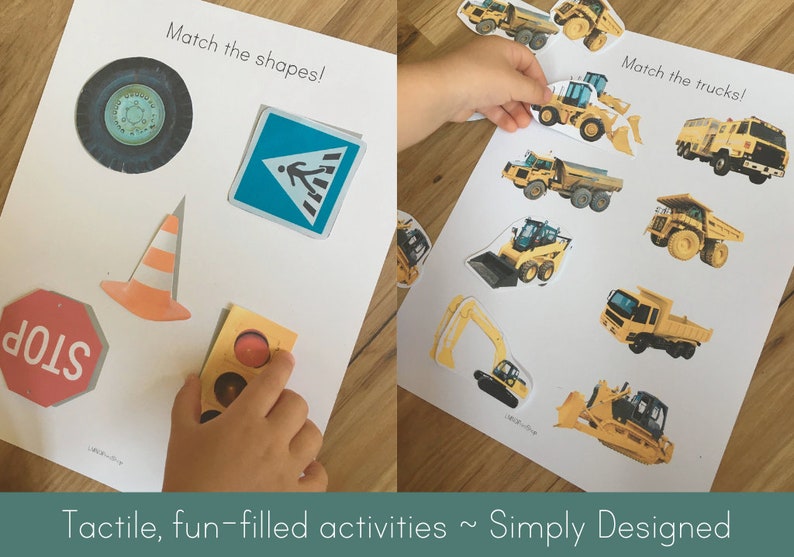 Cars & Trucks Preschool Printable Busy Book Toddler - Etsy