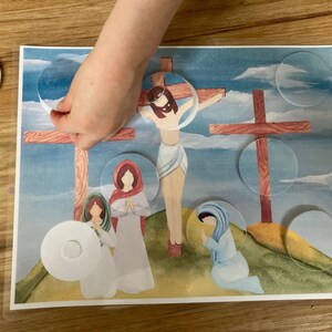 Easter Story Puzzles - Lent Busy Book - Prek Learning Binder - Kids ...