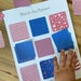 Red White Blue Pattern Matching - Busy Book Binder Activity - Toddler ...