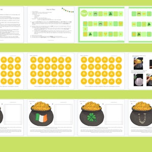 Saint St. Patrick's Day Board Game - Toddler Preschool Kindergarten ...