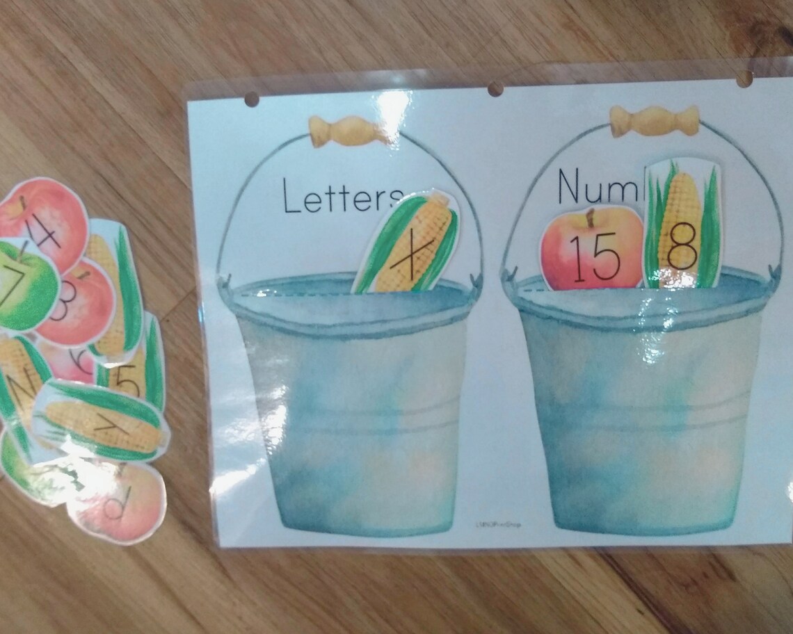 Fall Learning Binder Preschool Printable Busy Book Autumn - Etsy