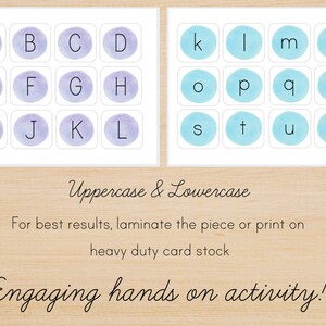 Easter Basket Alphabet Egg Matching - Montessori Hands on Activity ...