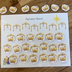 Nativity Learning Binder - Toddler Preschool Busy Book - Christmas ...