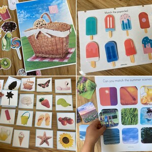 Summer Bundle - Busy Book Learning Binder - Preschool Kindergarten ...