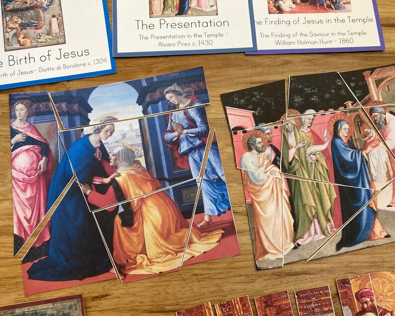 Joyful Mysteries Printable Kids Rosary Activity Catholic - Etsy