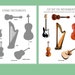 Musical Instruments Matching Sorting Busy Book Binder Learning Pages ...