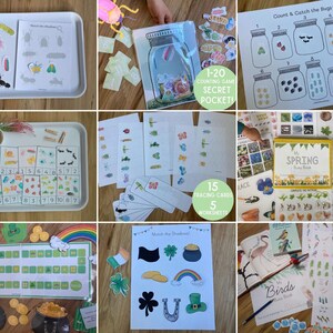 SPRING Preschool MEGA Growing Bundle - Printable Kids Games - Busy Book ...