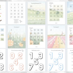 Kindergarten Printable Math Busy Book - Addition Subtraction Patterns ...