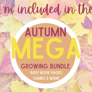 Fall Color Matching Busy Book Printable - Montessori Watercolor ...