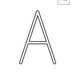 Simple Alphabet Outline Coloring Worksheets - Toddler Preschool ...