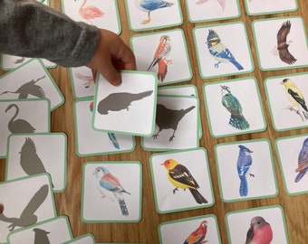 Bird Memory Game - Etsy