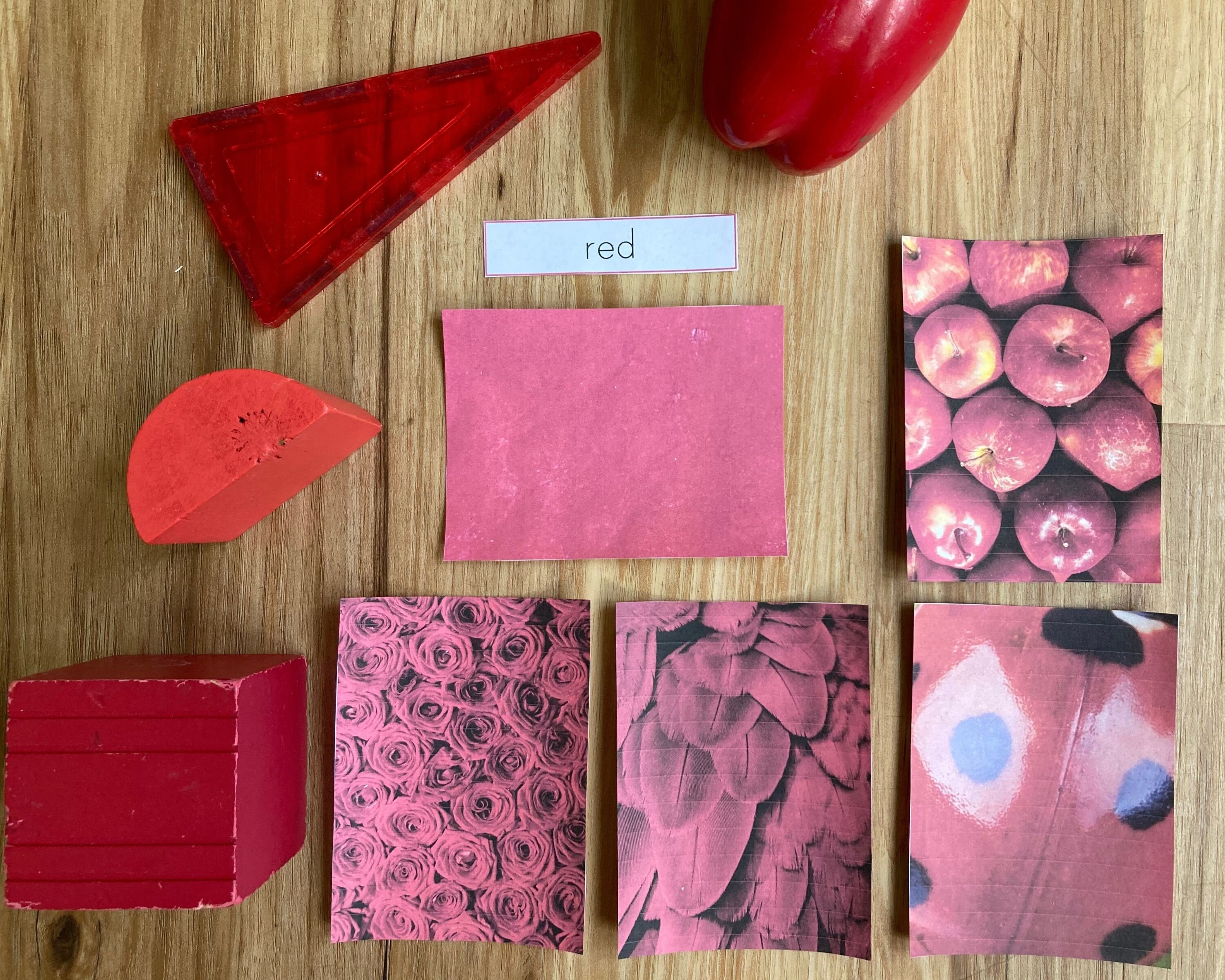 Color Matching Cards Baby Toddler Montessori Decor - Etsy