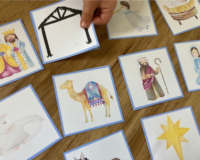 Nativity Shadow Matching Cards - Christmas Preschool Prek Activity ...