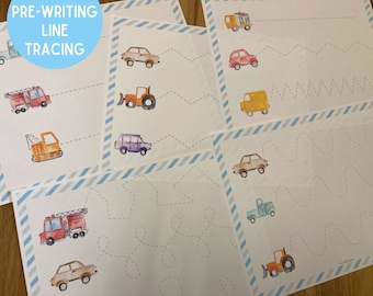 Cars & Trucks Preschool Printable Busy Book Toddler | Etsy
