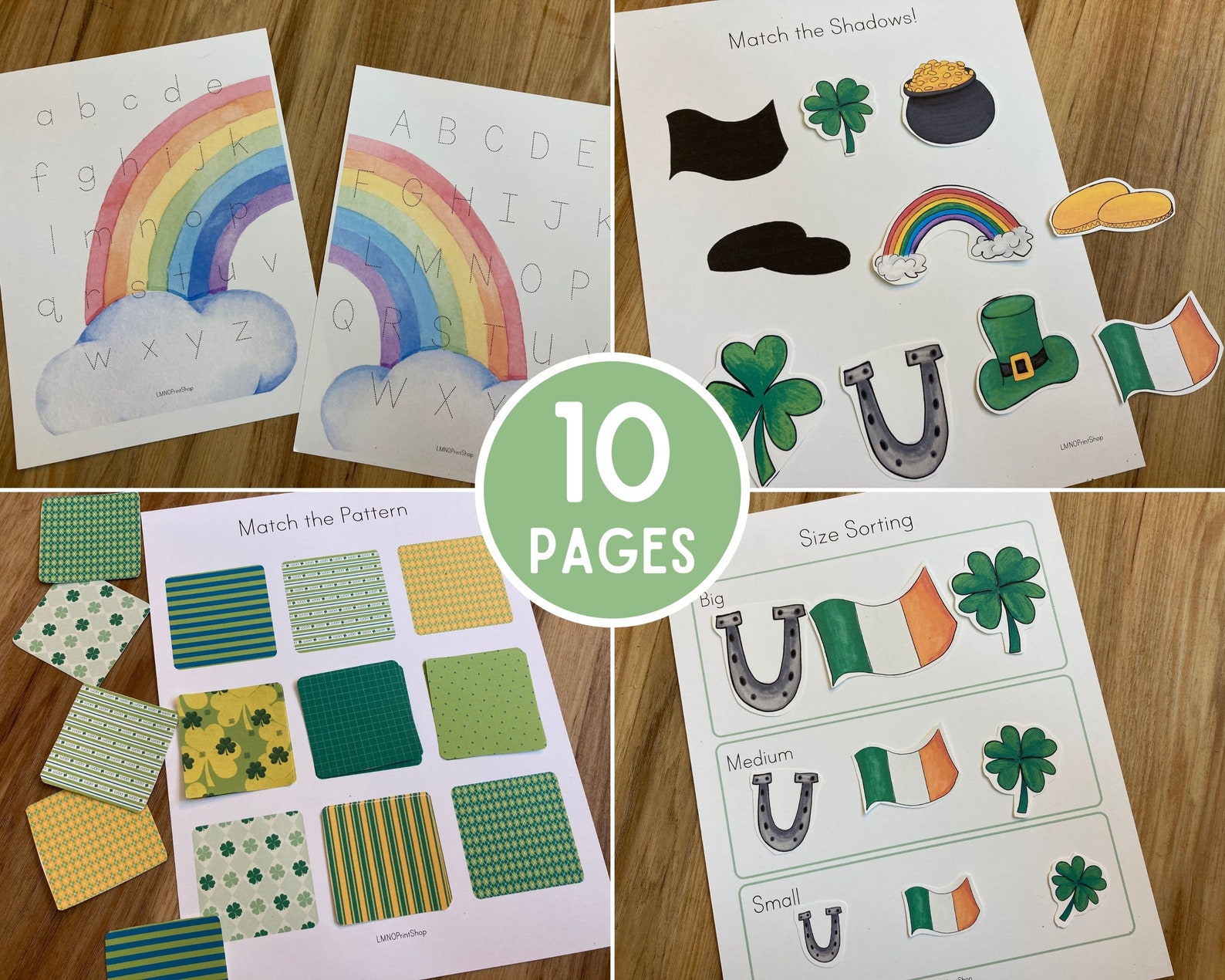 Saint Patricks Days Busy Book - Printable Preschool Activities ...