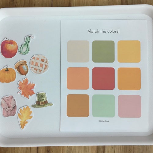 SNOWFLAKE Matching Busy Book Activity Preschool Toddler - Etsy