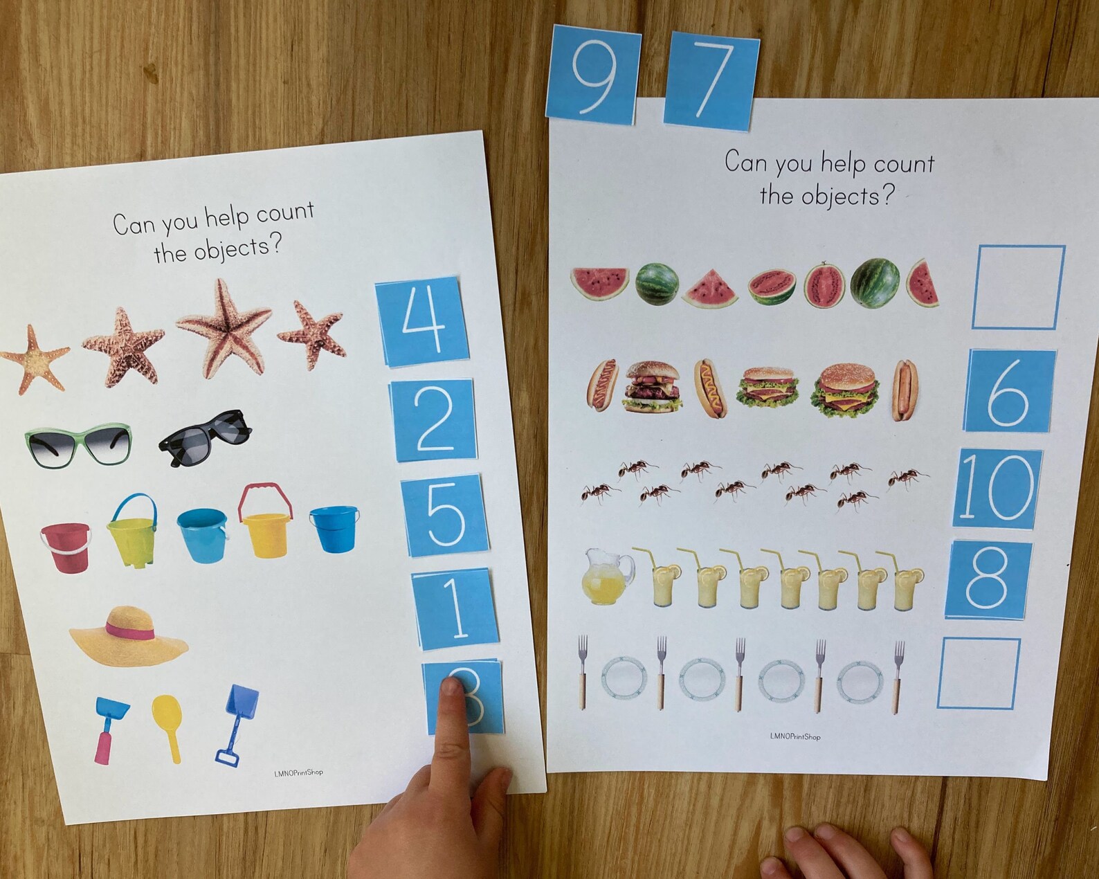 Summer Busy Book Preschool Learning Binder Beach Fish Ice - Etsy