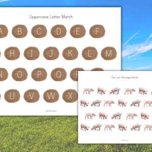 Farm Busy Book - Preschool Printable - Montessori Homeschool - Letter ...