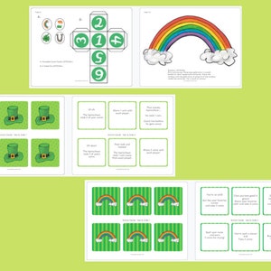Saint St. Patrick's Day Board Game - Toddler Preschool Kindergarten ...