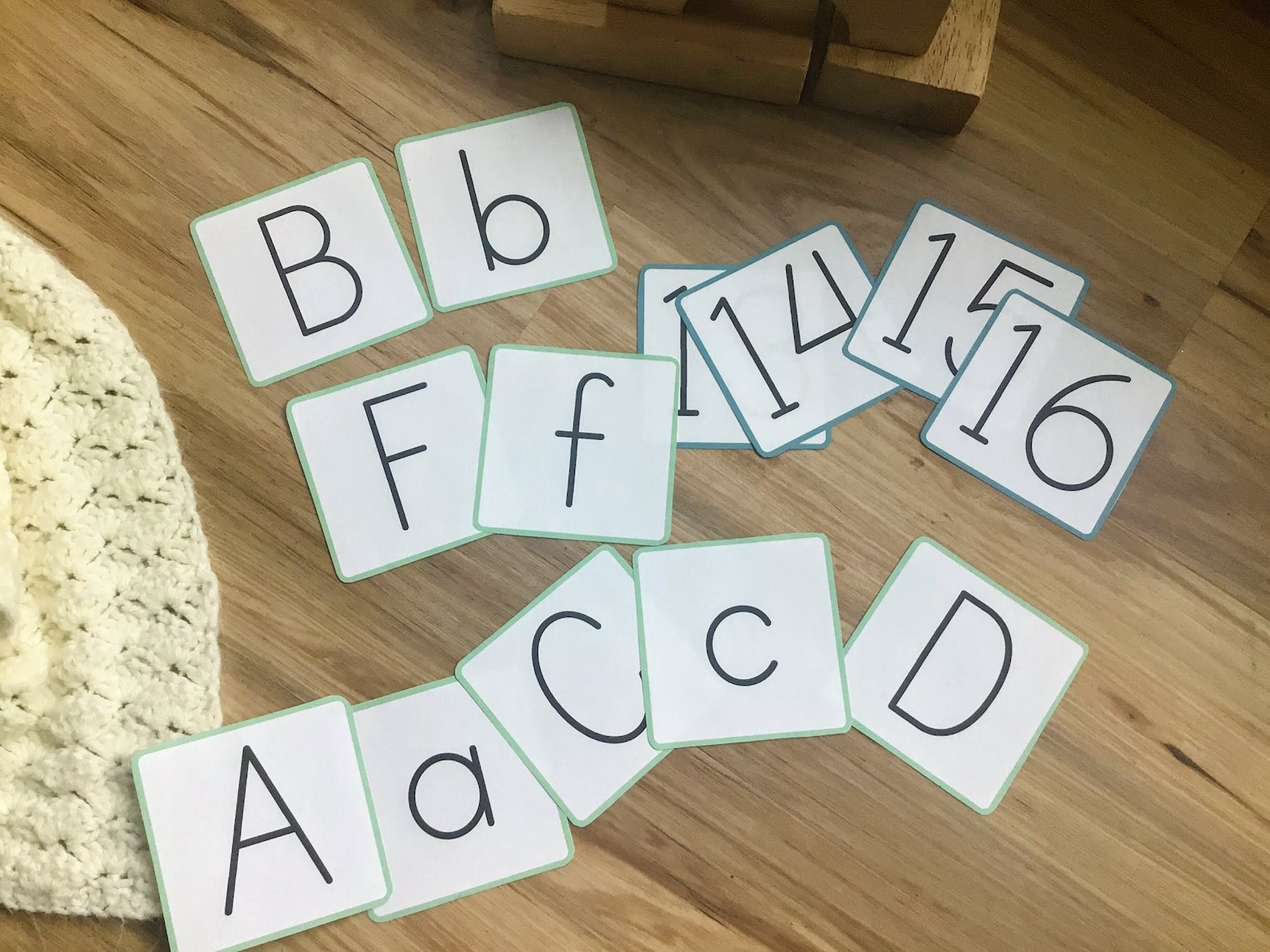 Alphabet Letter Number Flashcards 1-20 Abcs Simple - Etsy