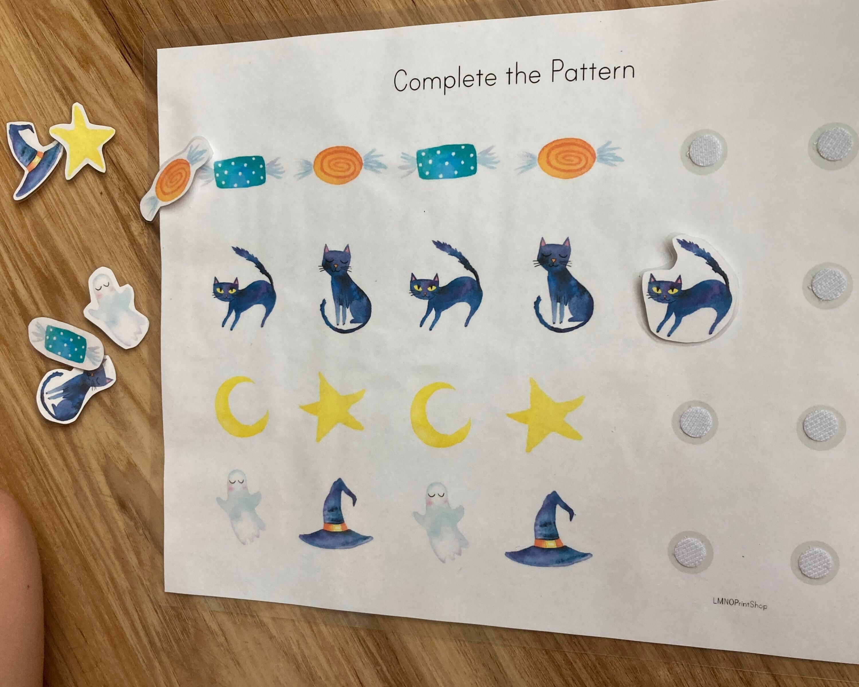 Halloween Learning Binder Preschool Busy Book Autumn Fall - Etsy