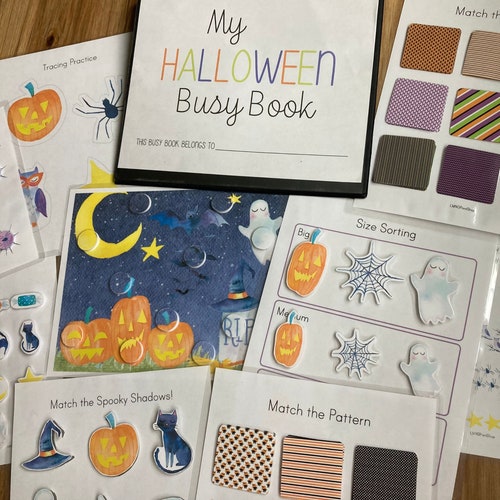 FALL BUNDLE Autumn Preschool Homeschool Busy Book - Etsy