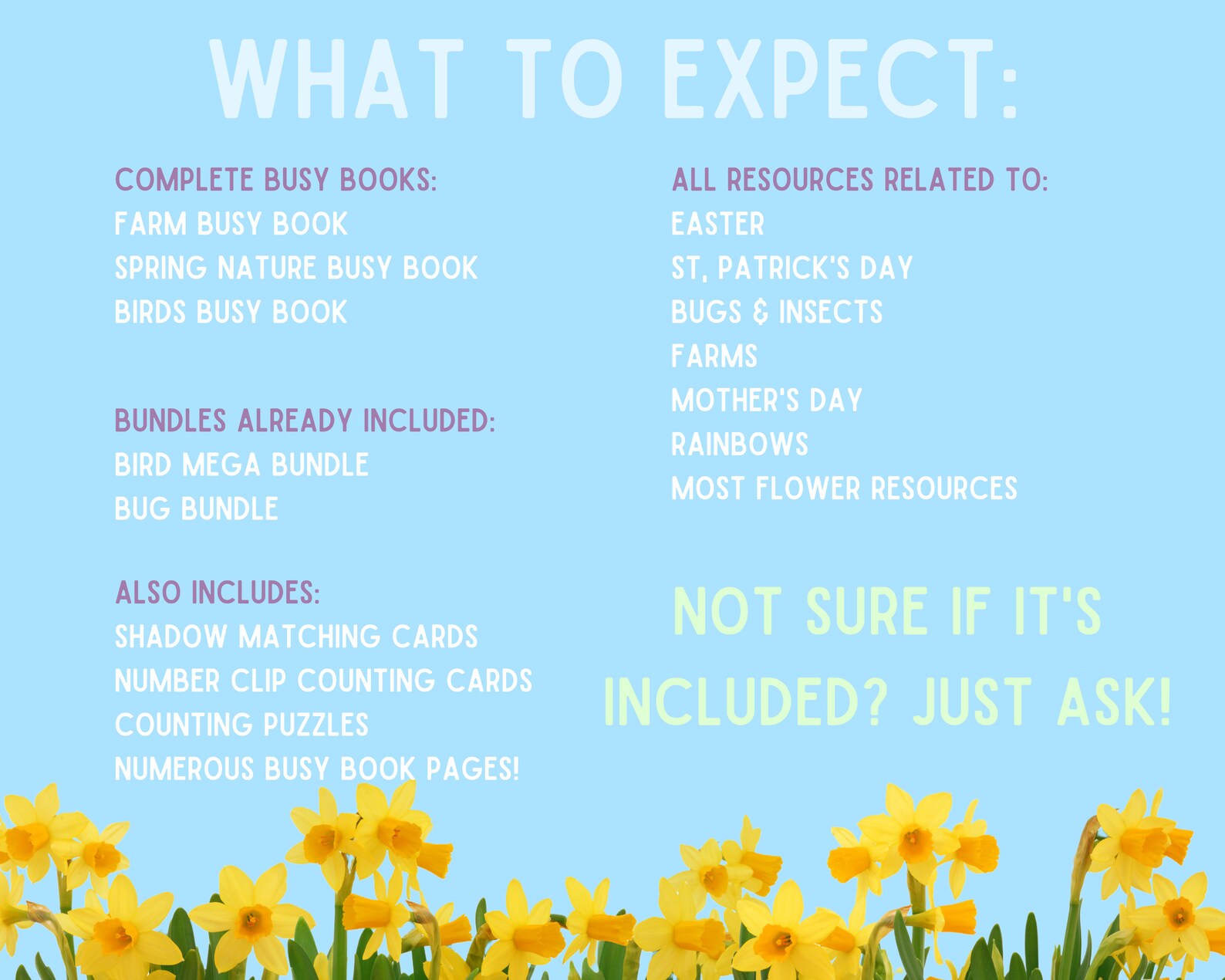 SPRING Preschool MEGA Growing Bundle Printable Kids Games - Etsy