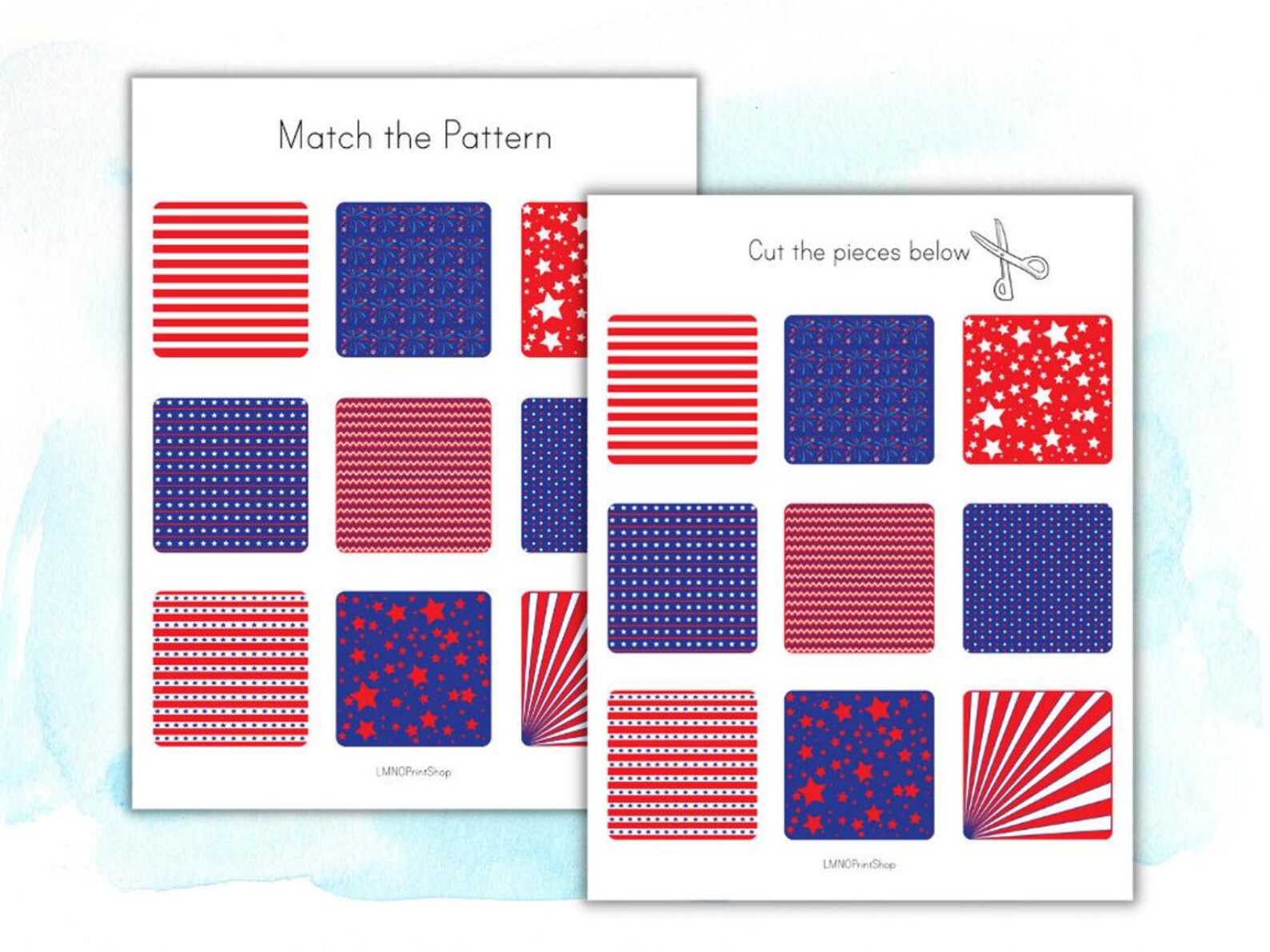 July 4th United States Busy Book Learning Binder File Folder - Etsy