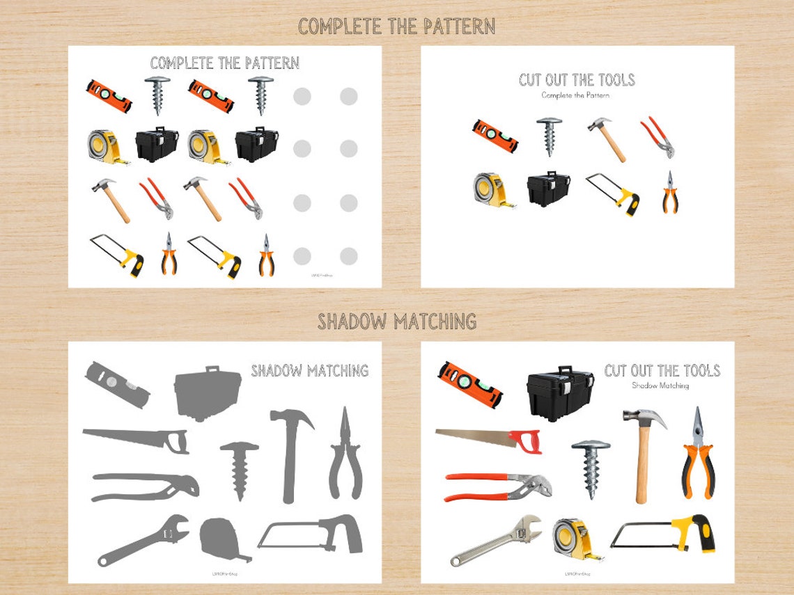 Tools & Construction Activity Bundle Toddler Preschool | Etsy