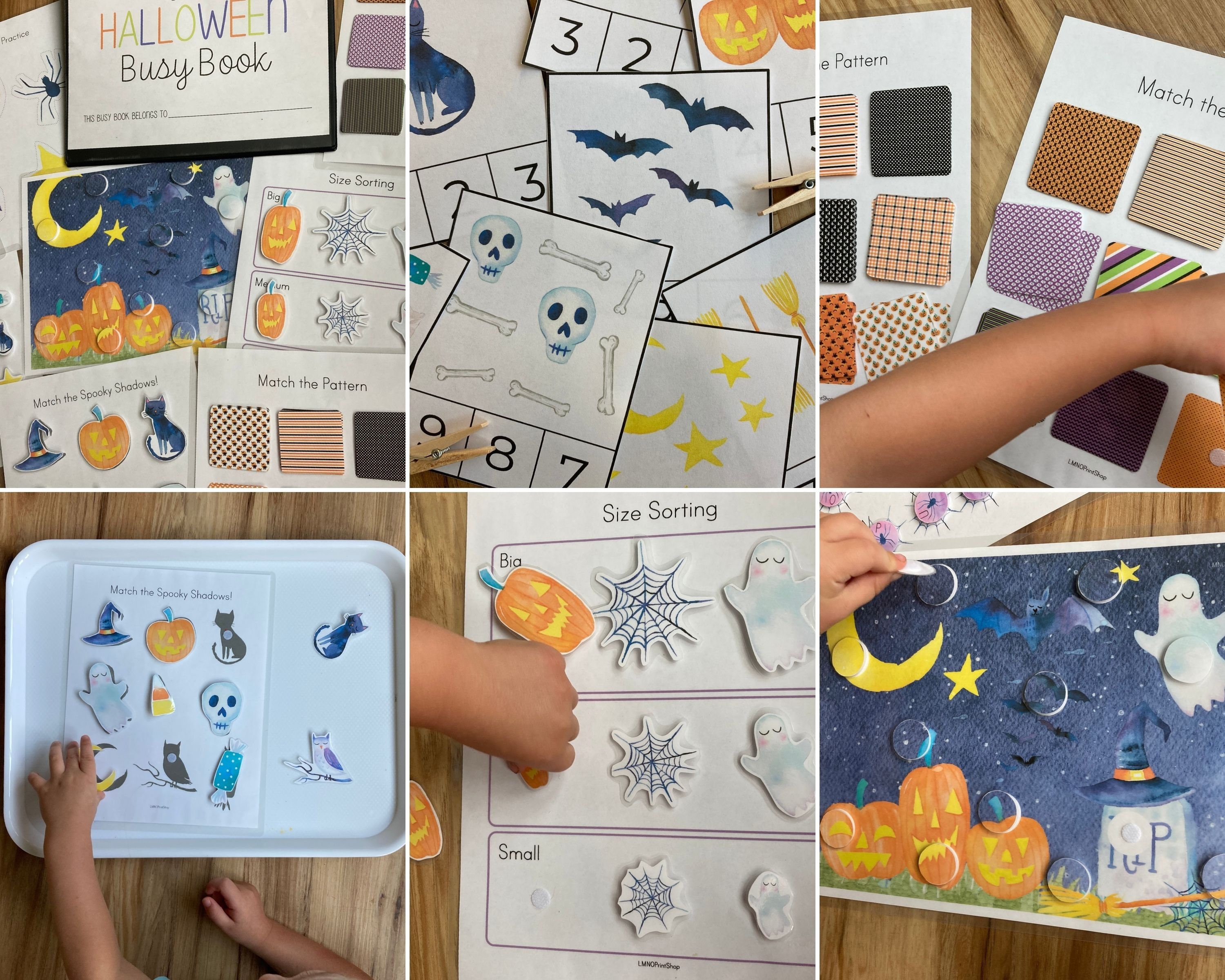 FALL BUNDLE Autumn Preschool Homeschool Busy Book - Etsy