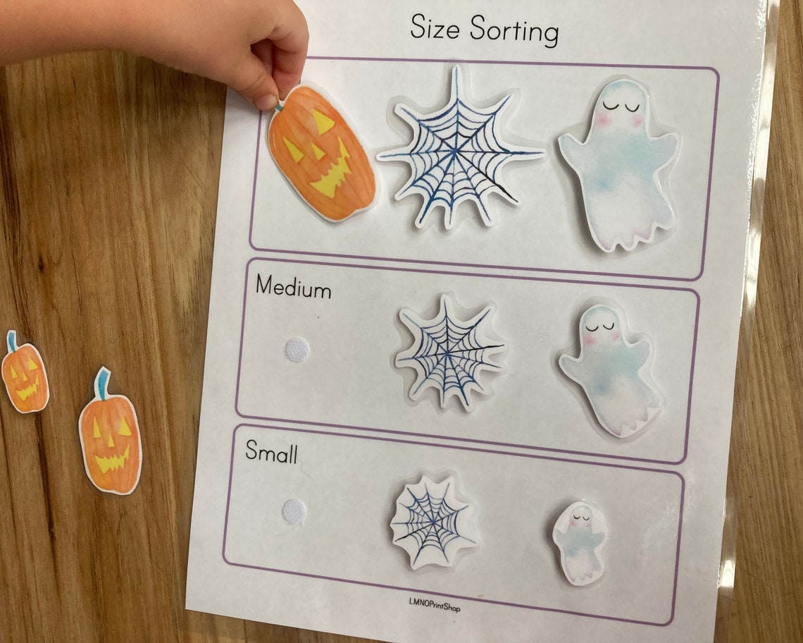 Halloween Learning Binder Preschool Busy Book Autumn Fall | Etsy