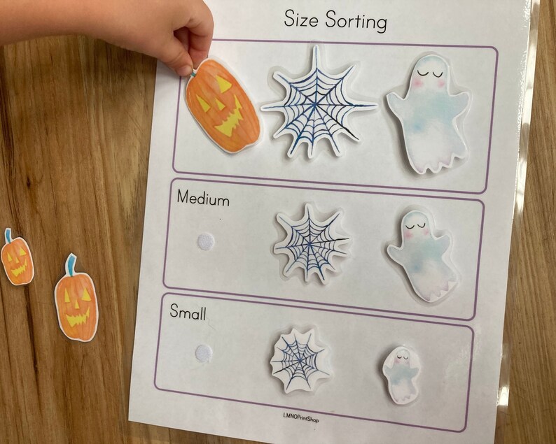 Halloween Learning Binder Preschool Busy Book Autumn Fall | Etsy